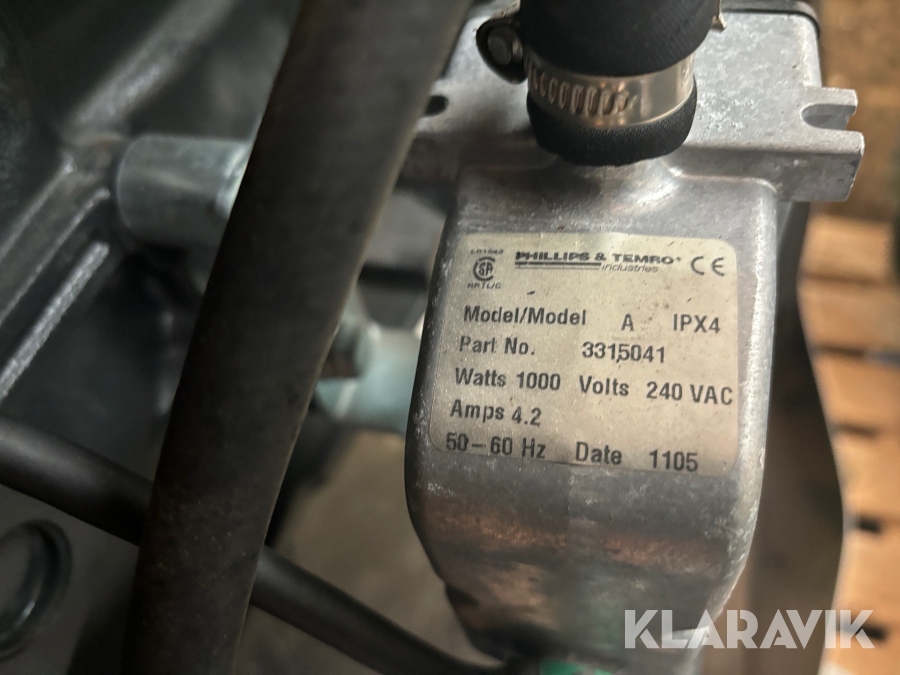 Reservkraftverk PWR Power GP55 A/1-N-A, Östra Göinge, Klarav