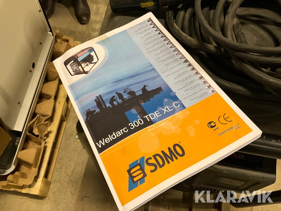 Motorsvets Weldarc 300 TDE XL C, Strängnäs, Klaravik auktion