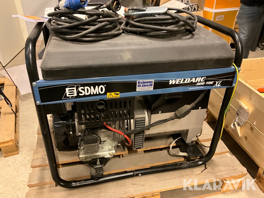 Motorsvets Weldarc 300 TDE XL C, Strängnäs, Klaravik auktion