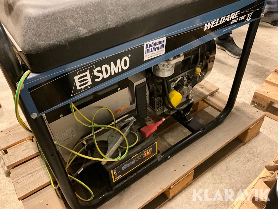 Motorsvets Weldarc 300 TDE XL C, Strängnäs, Klaravik auktion