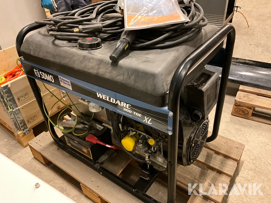 Motorsvets Weldarc 300 TDE XL C, Strängnäs, Klaravik auktion
