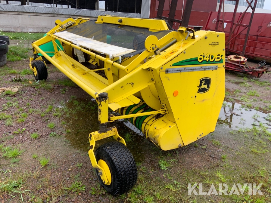 Foderskördarhuvud John Deere 640 B, Mariestad, Klaravik aukt