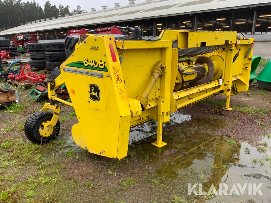 Foderskördarhuvud John Deere 640 B, Mariestad, Klaravik aukt