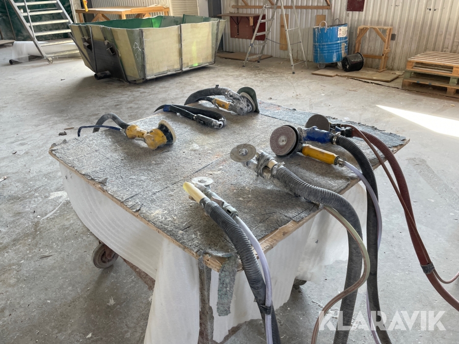 Luftverktyg 7st Mirka och Wurth, Varberg, Klaravik auktioner