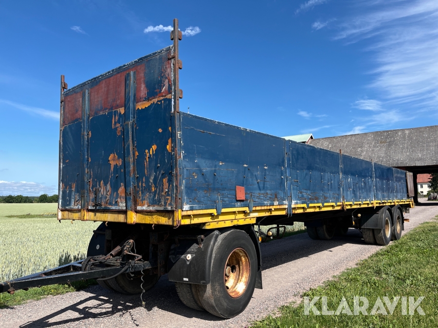 Flakvagn Kilafors SVTB 122, Motala, Klaravik auktioner