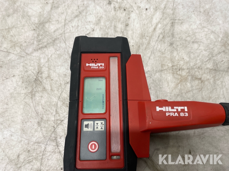 Planlaser & lasermottagare. Hilti PR2-HS, PRA20, Svalöv, Kla