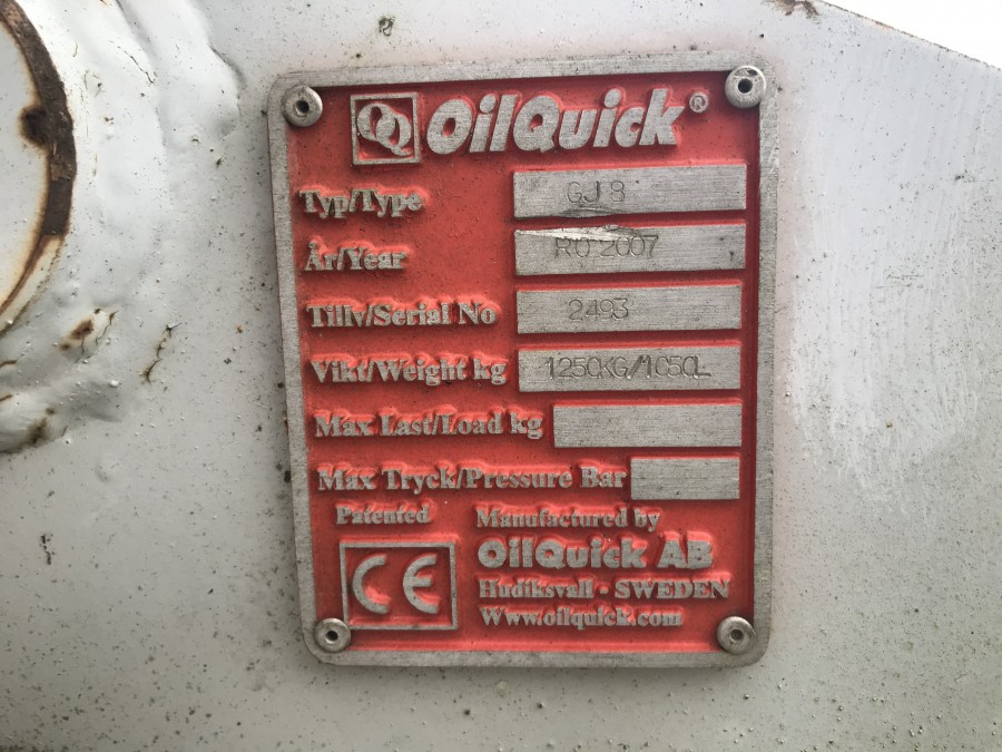 Grabjon S70 Oilquick GJ8 1050L