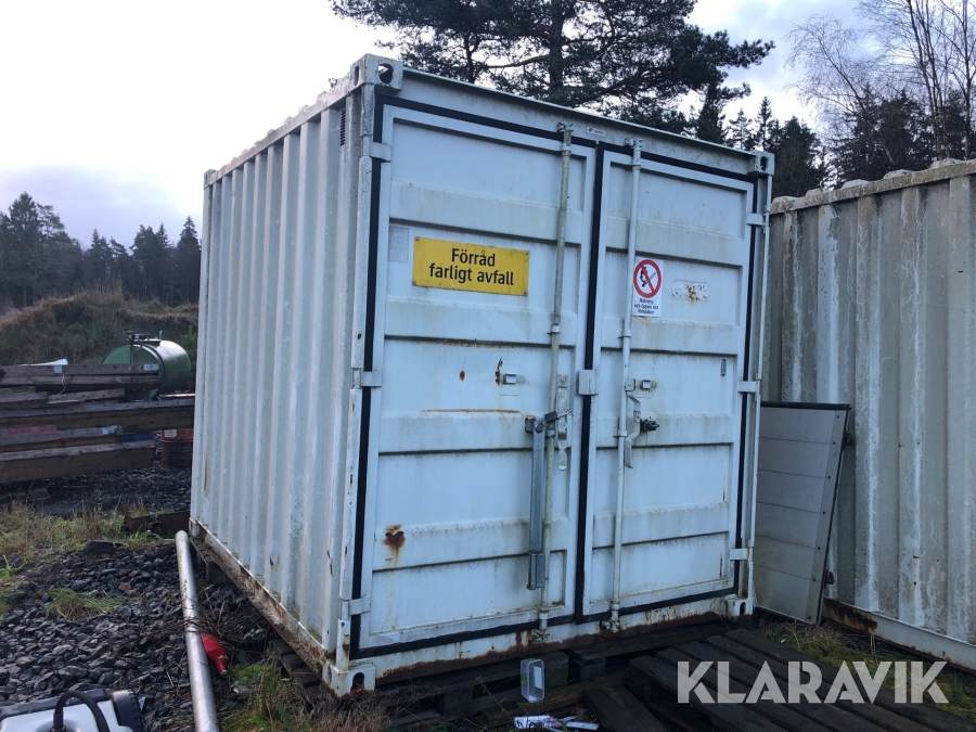 Klaravik Auktioner | Olje/miljöcontainer 10 fot