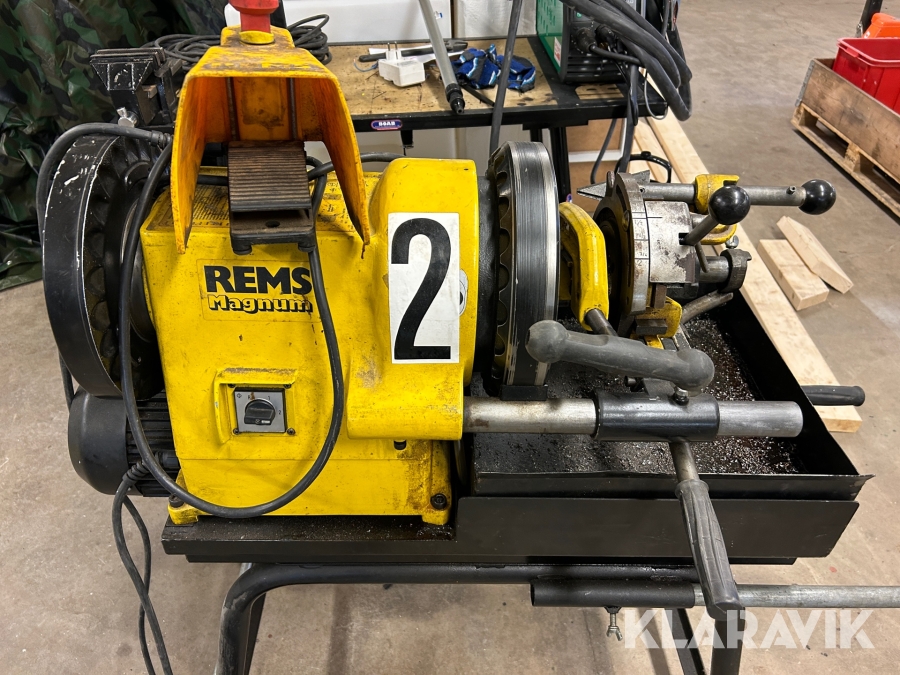 Gängmaskin Rems Magnum 4010, Mark, Klaravik auktioner