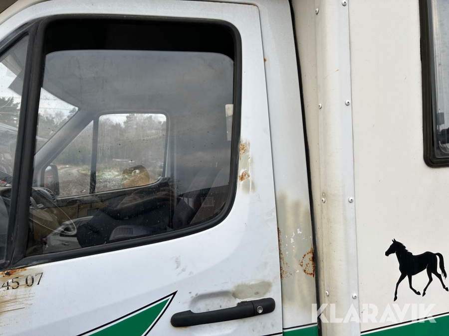 Hästbuss Mercedes-Benz Sprinter 316, Enköping, Klaravik aukt