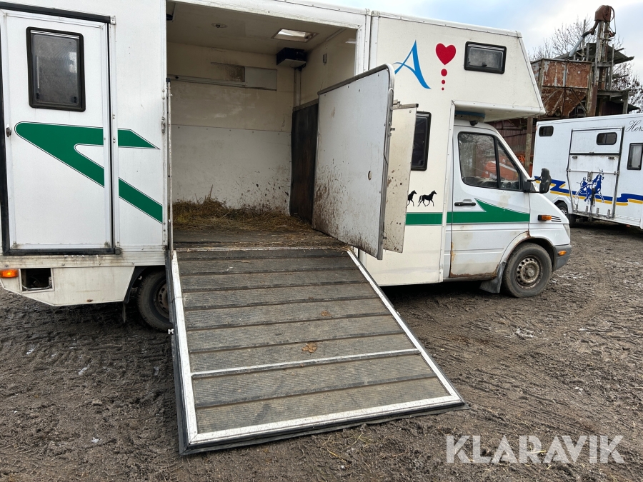 Hästbuss Mercedes-Benz Sprinter 316, Enköping, Klaravik aukt