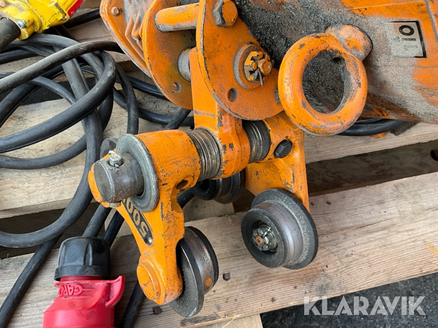 Lyftblock / telfer KITO Corp, Stockholm, Klaravik auktioner