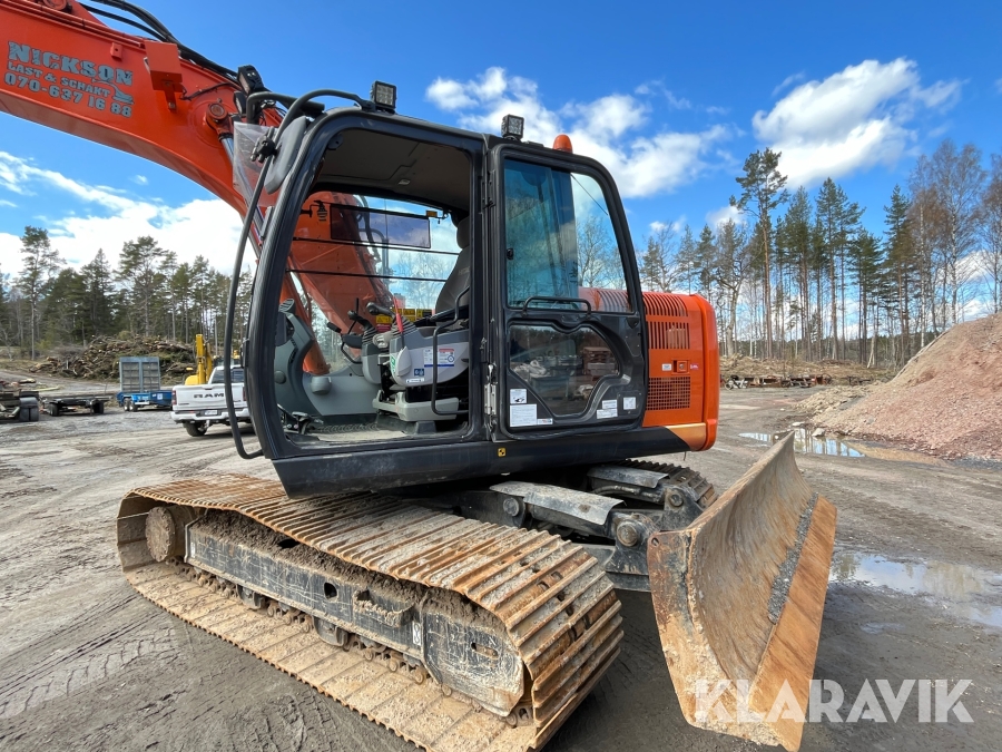 Grävmaskin Hitachi ZX130 - 5B, Norrtälje, Klaravik auktioner