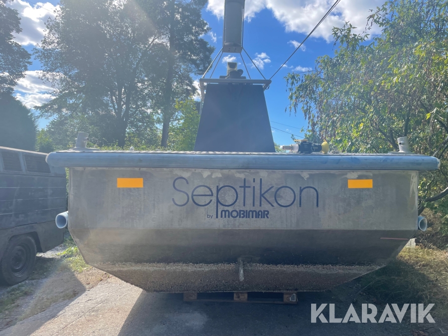 Septiktank flytande Septikon, Nacka, Klaravik auktioner