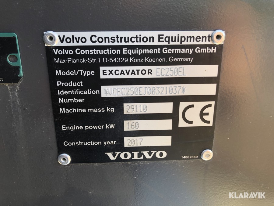 Grävmaskin med rototilt