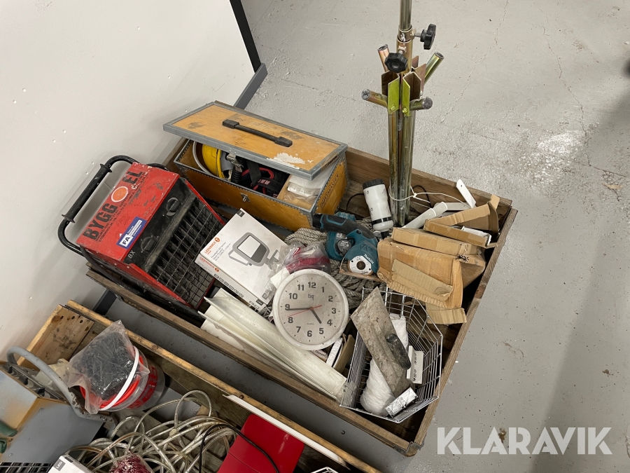 Byggmaterial, Grums, Klaravik auktioner