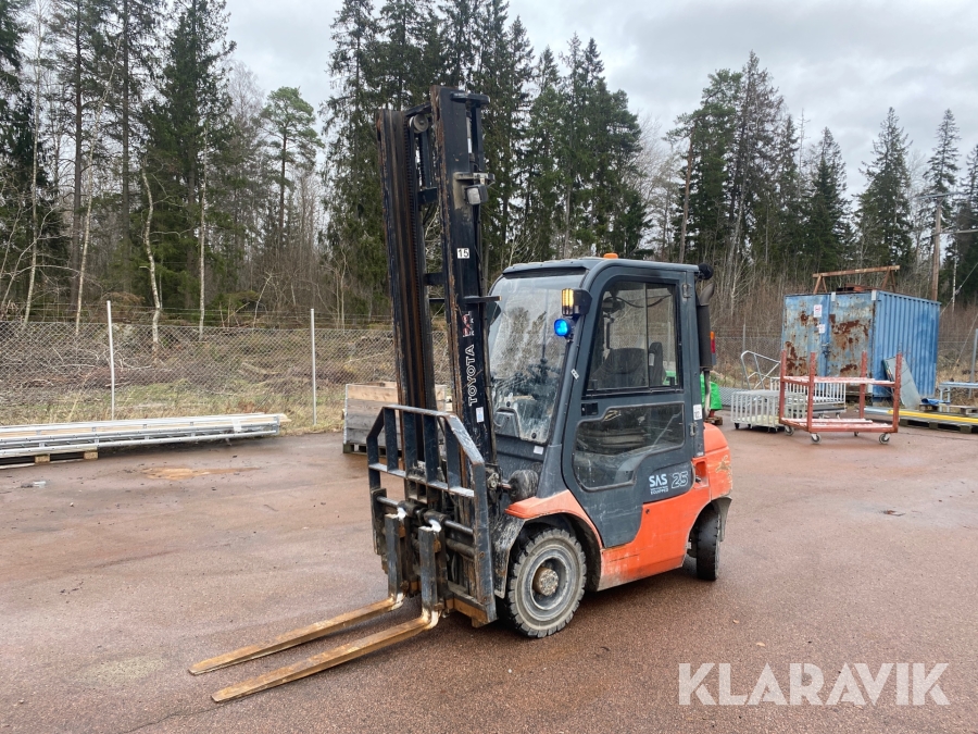 Truck Toyota DF25, Tierp, Klaravik auktioner