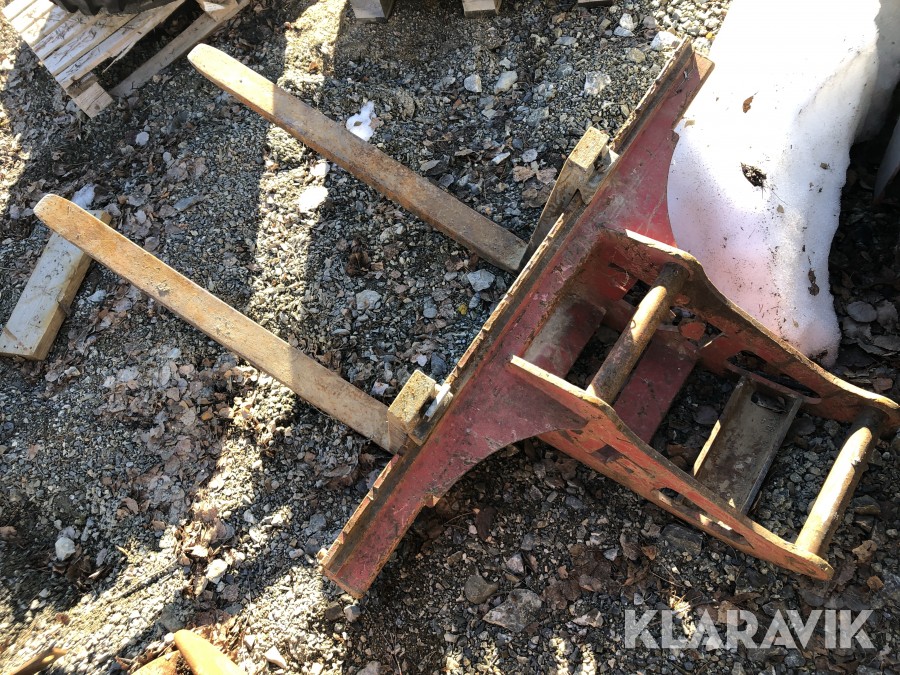 Gafflar grävmaskin S45 manuella