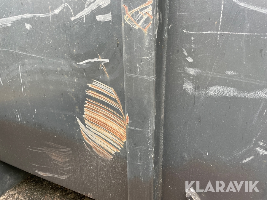 Container med lock 38 kubik Flakab, Härryda, Klaravik auktio