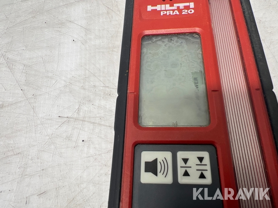 Lasermottagare Hilti PRA 20, Svalöv, Klaravik auktioner