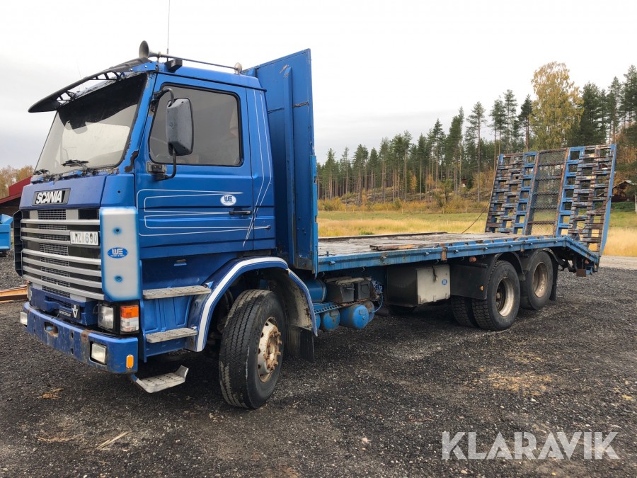 Maskintransport Scania R142