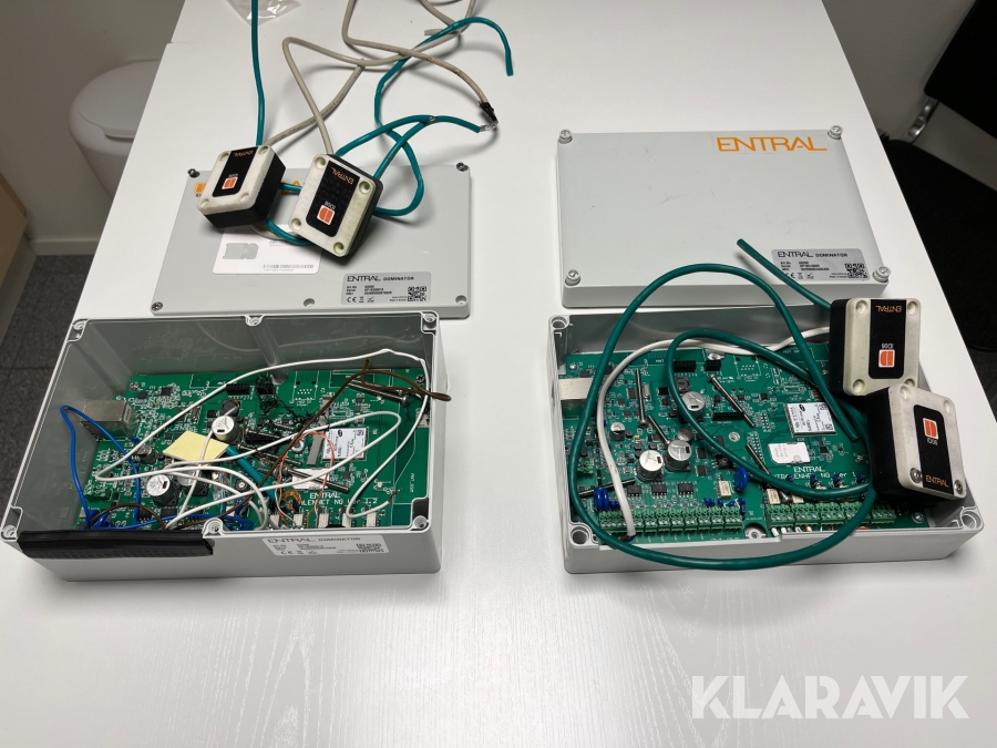 Passagestyrning 2 st Entral Dominator ID06, Halmstad, Klarav