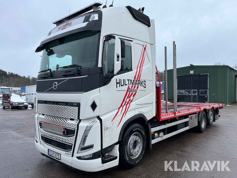 Flakbil Volvo FH16, Åtvidaberg, Klaravik auktioner