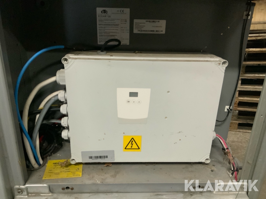 Utedel till luft/ vatten värmepump CTC Ecoair 120, Nybro, Kl