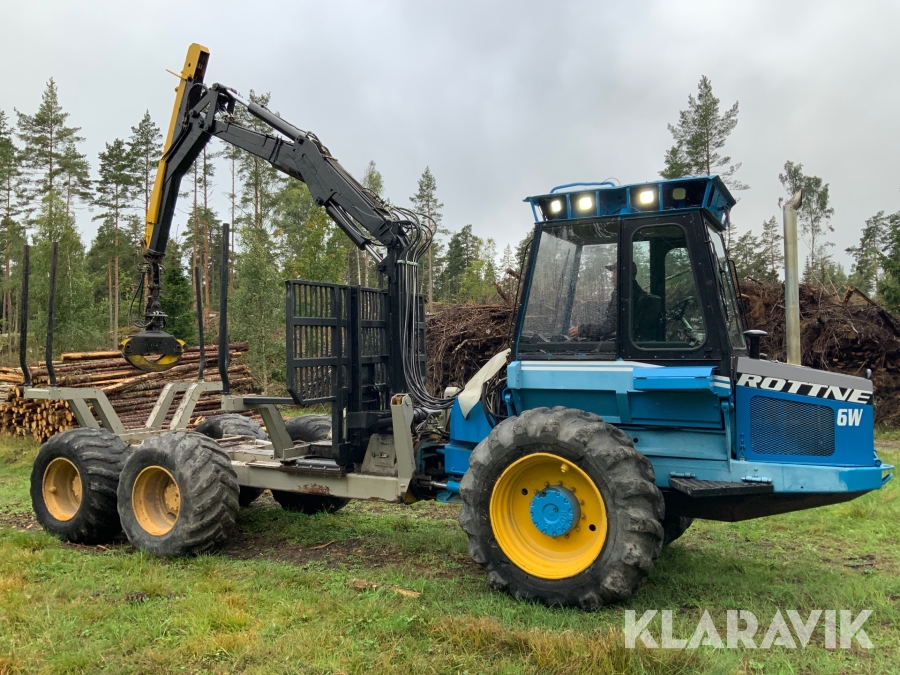 Skotare Rottne Rapid 6WD-H, Flen, Klaravik auktioner