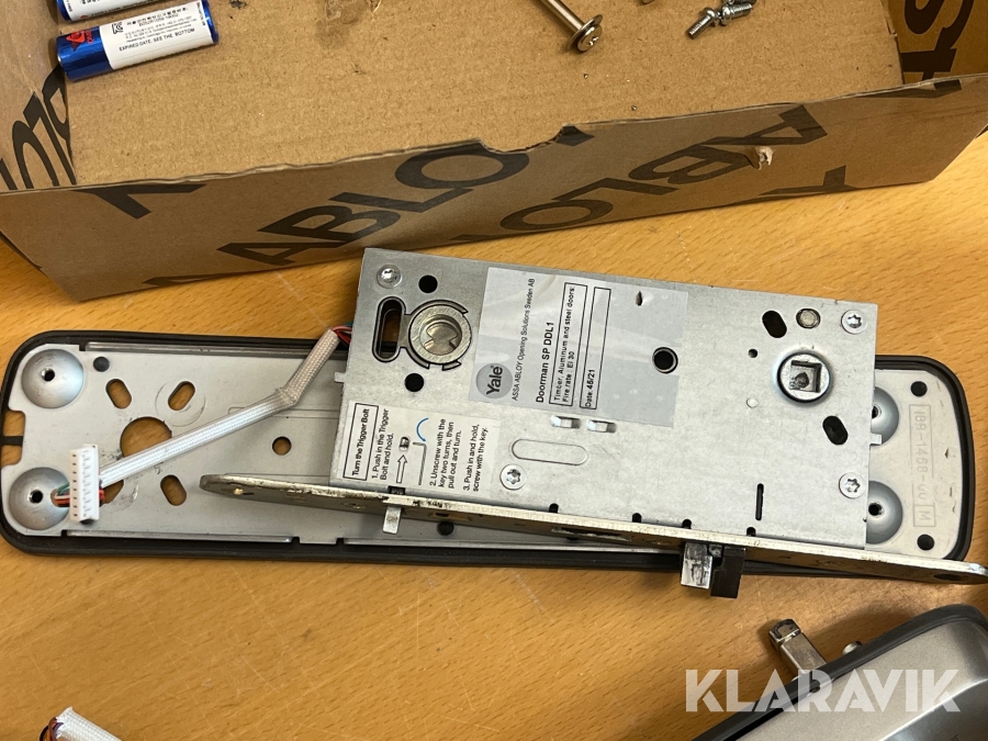 Dörrlås kod AssaAbloy / Yale, Katrineholm, Klaravik auktione