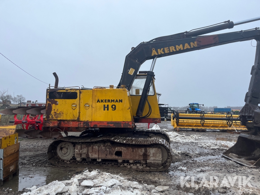 Grävmaskin Åkerman H9, Örebro, Klaravik auktioner