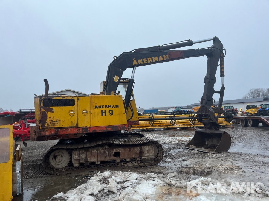 Grävmaskin Åkerman H9, Örebro, Klaravik auktioner