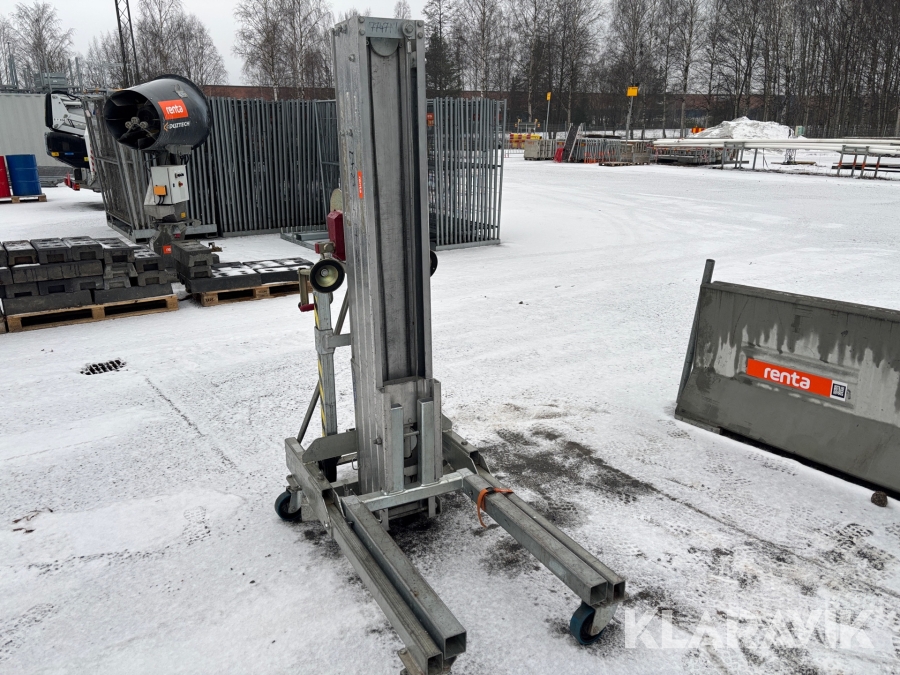 Materiallyft ALP-LIFT LMX 500, Haninge, Klaravik auktioner