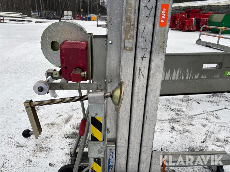 Materiallyft ALP-LIFT LMX 500, Haninge, Klaravik auktioner