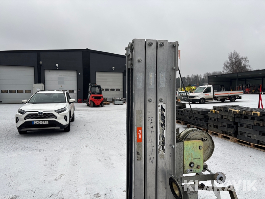 Materiallyft ALP-LIFT LMX 500, Haninge, Klaravik auktioner