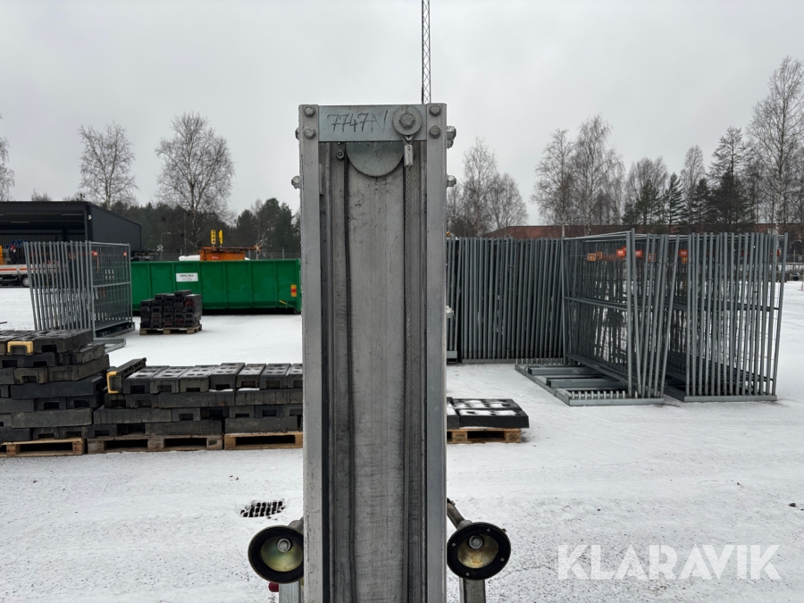 Materiallyft ALP-LIFT LMX 500, Haninge, Klaravik auktioner