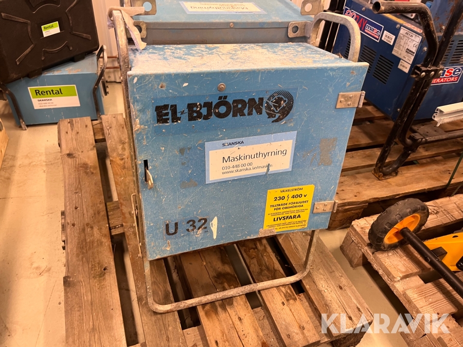 Undercentraler El-Björn U32, Södertälje, Klaravik auktioner