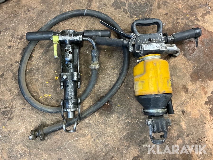 Bergborrmaskin 2st Atlas Copco, Stockholm, Klaravik auktione