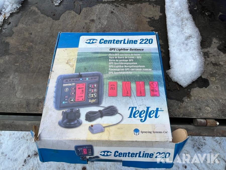 Spårhund TeeJet Centerline 220, Svalöv, Klaravik auktioner