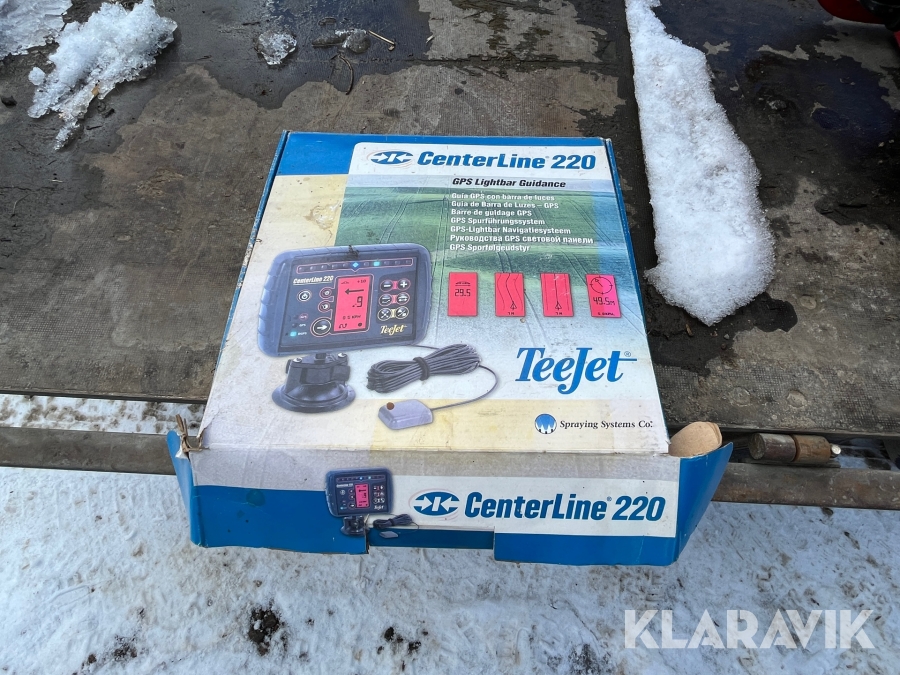 Spårhund TeeJet Centerline 220, Svalöv, Klaravik auktioner