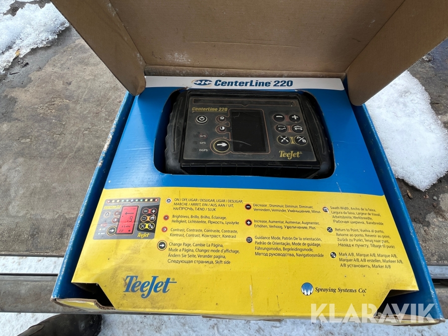 Spårhund TeeJet Centerline 220, Svalöv, Klaravik auktioner