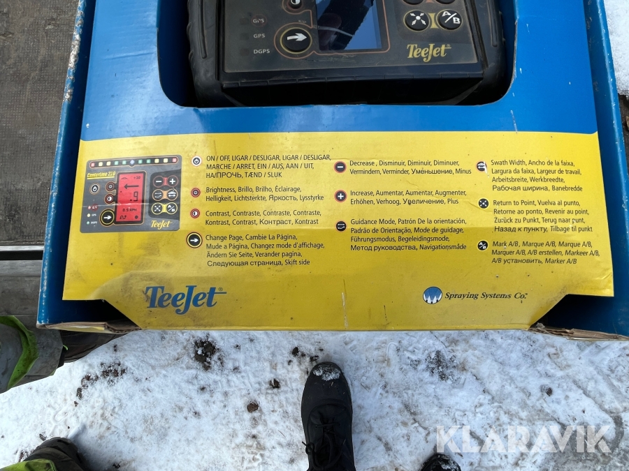 Spårhund TeeJet Centerline 220, Svalöv, Klaravik auktioner