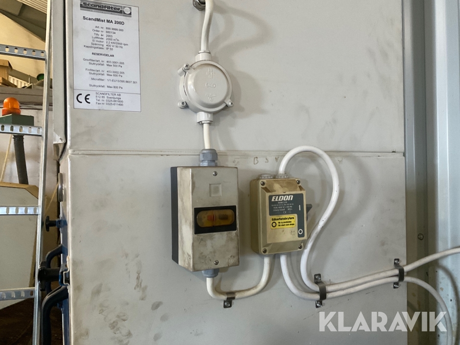 Utsug ScandMist MA 200 D, Kristinehamn, Klaravik auktioner