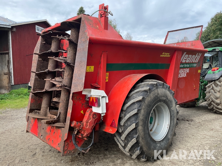 Gödselspridare Jeantil Epandeur Vertical E V R 12.8, Skellef