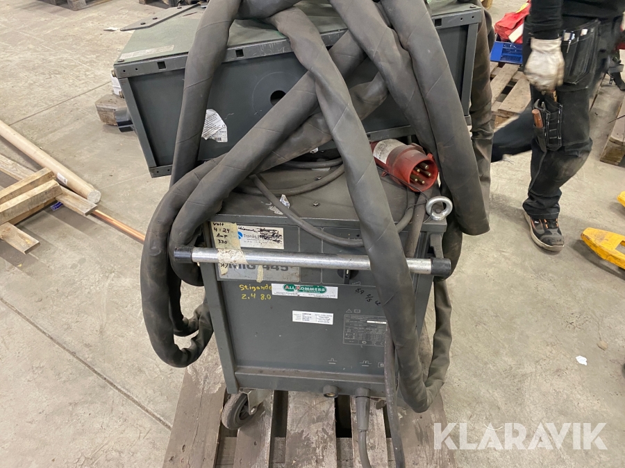 Migsvets vattenkyld Migatronic Mig 445, Tranås, Klaravik au