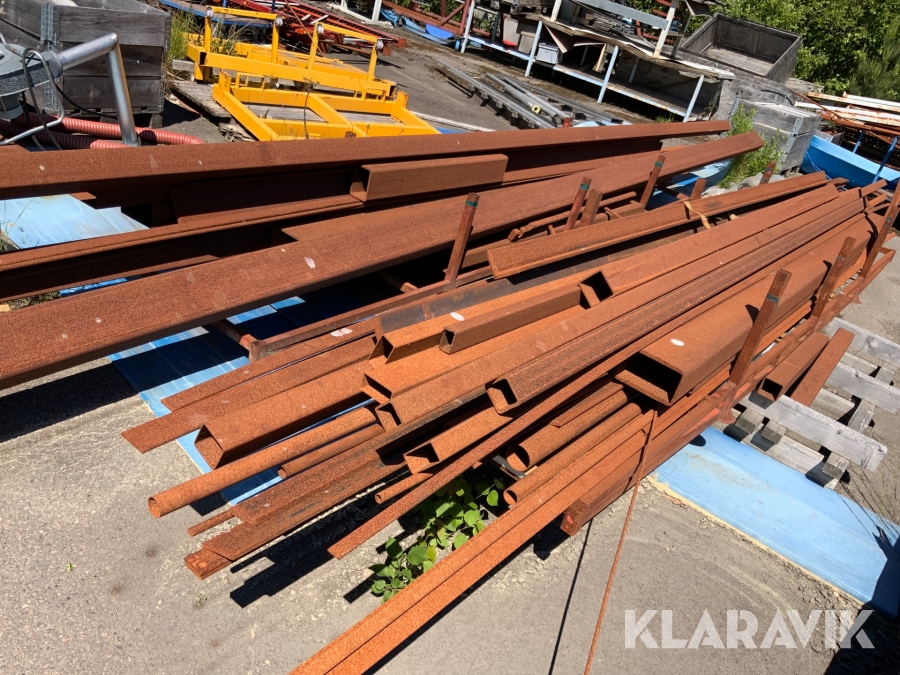 VKR-rör, samt stålprofiler