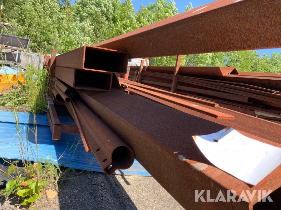 VKR-rör, samt stålprofiler