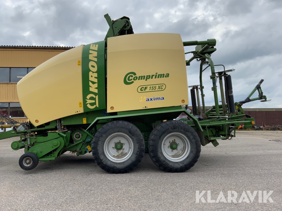 Rundbalspress Krone Comprima CF 155 XC, Alingsås, Klaravik