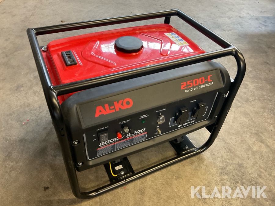 Generator Al-ko 2500-C, Vellinge, Klaravik auktioner