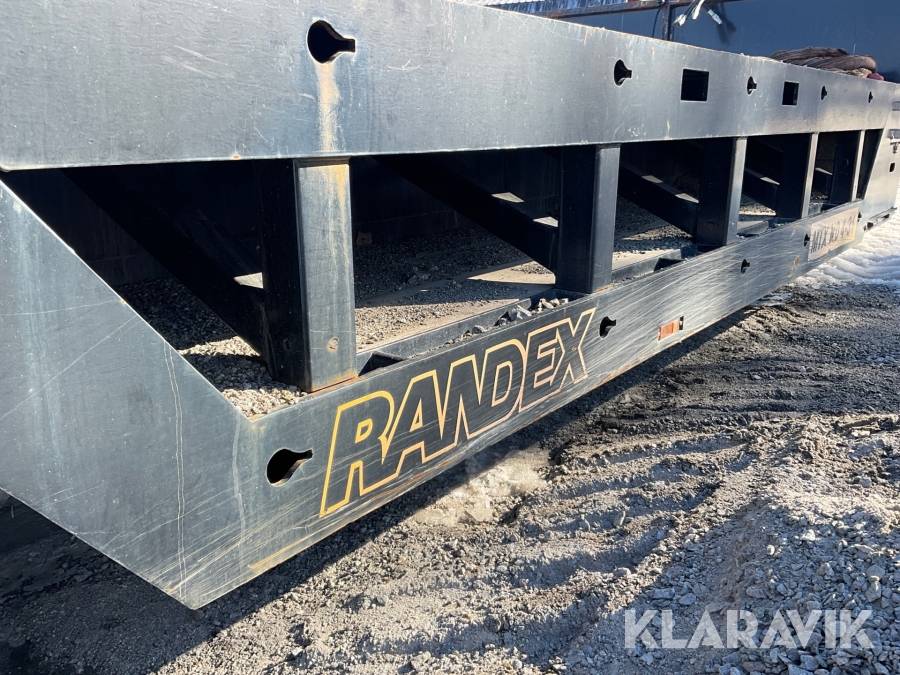 Släp för skogsmaskin/ grävmaskin Randex MTX HD 431, Hudiksva